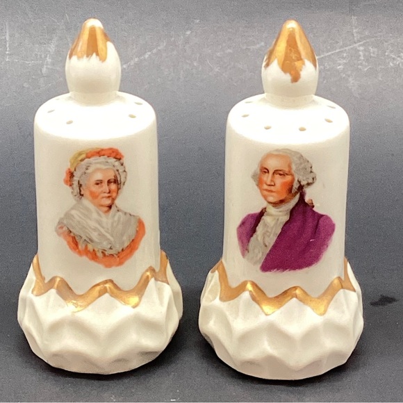 Dining | George Martha Washington Candle Salt Pepper Shakers With Cork ...